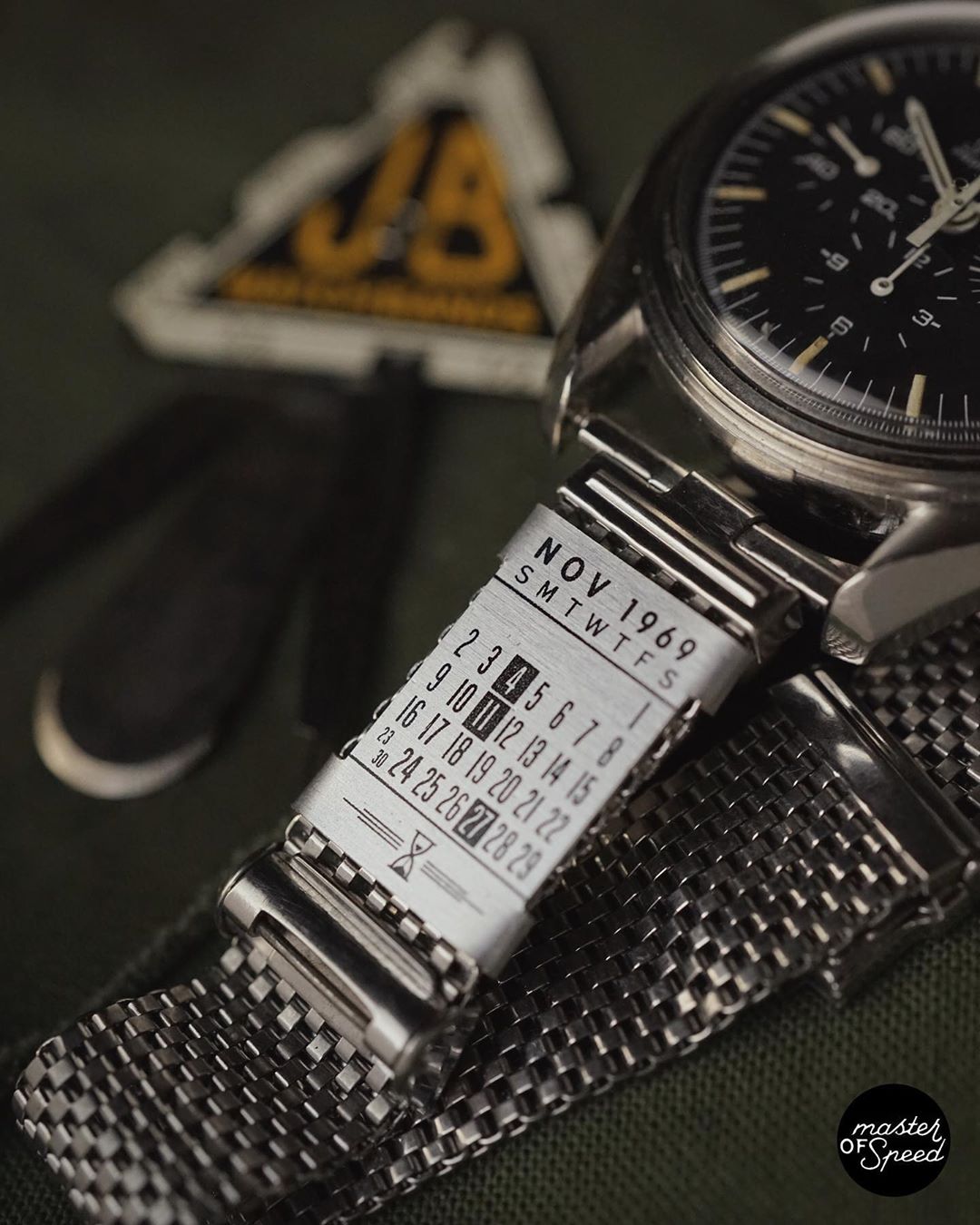NASA setup Speedy: Timely Wrist Calendar + JB Chapion bracelet without ...