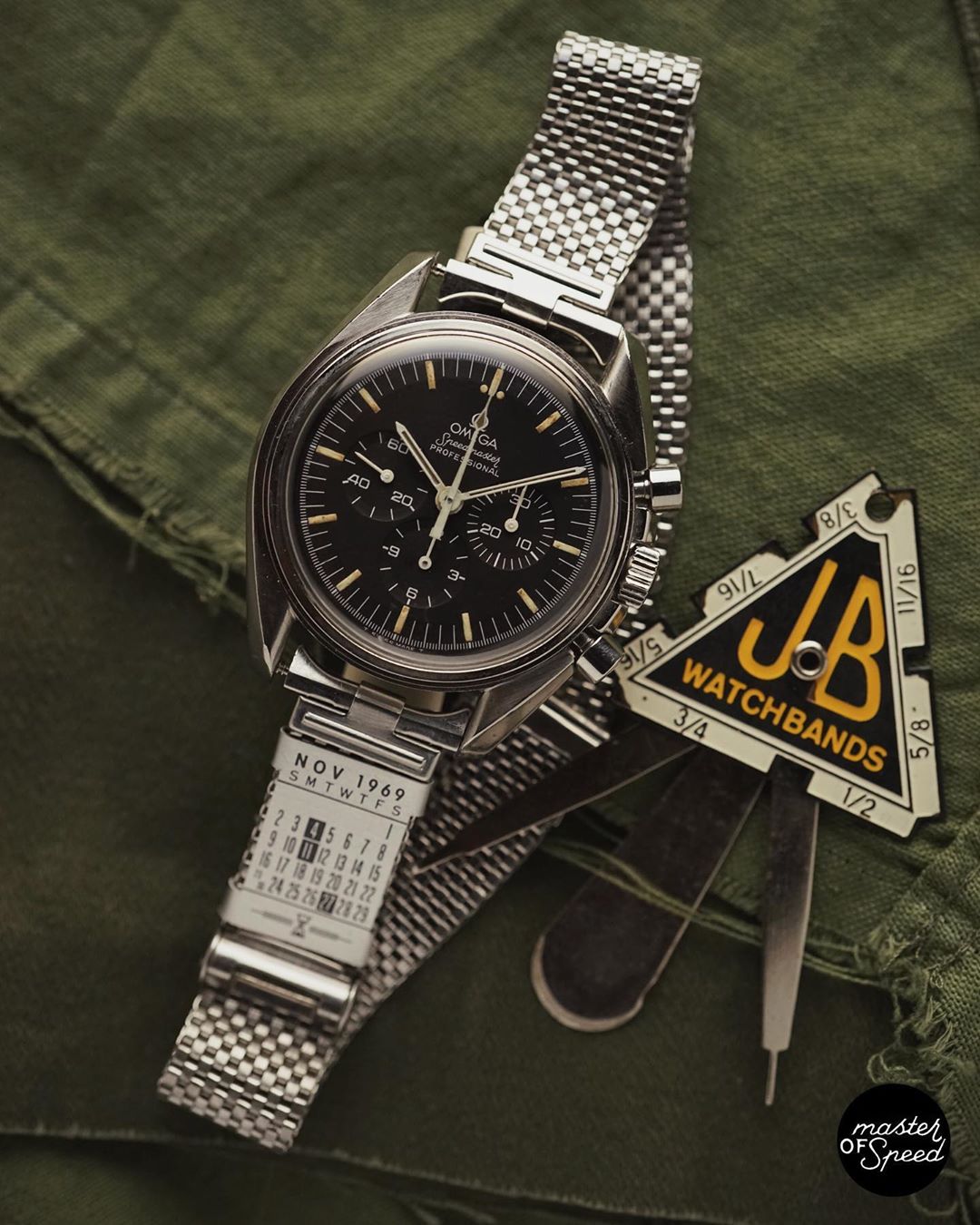 NASA setup Speedy: Timely Wrist Calendar + JB Chapion bracelet without ...